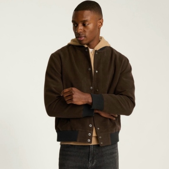 Bonobos | Jackets & Coats | Bonobos Dark Brown Bomber Jacket | Poshmark